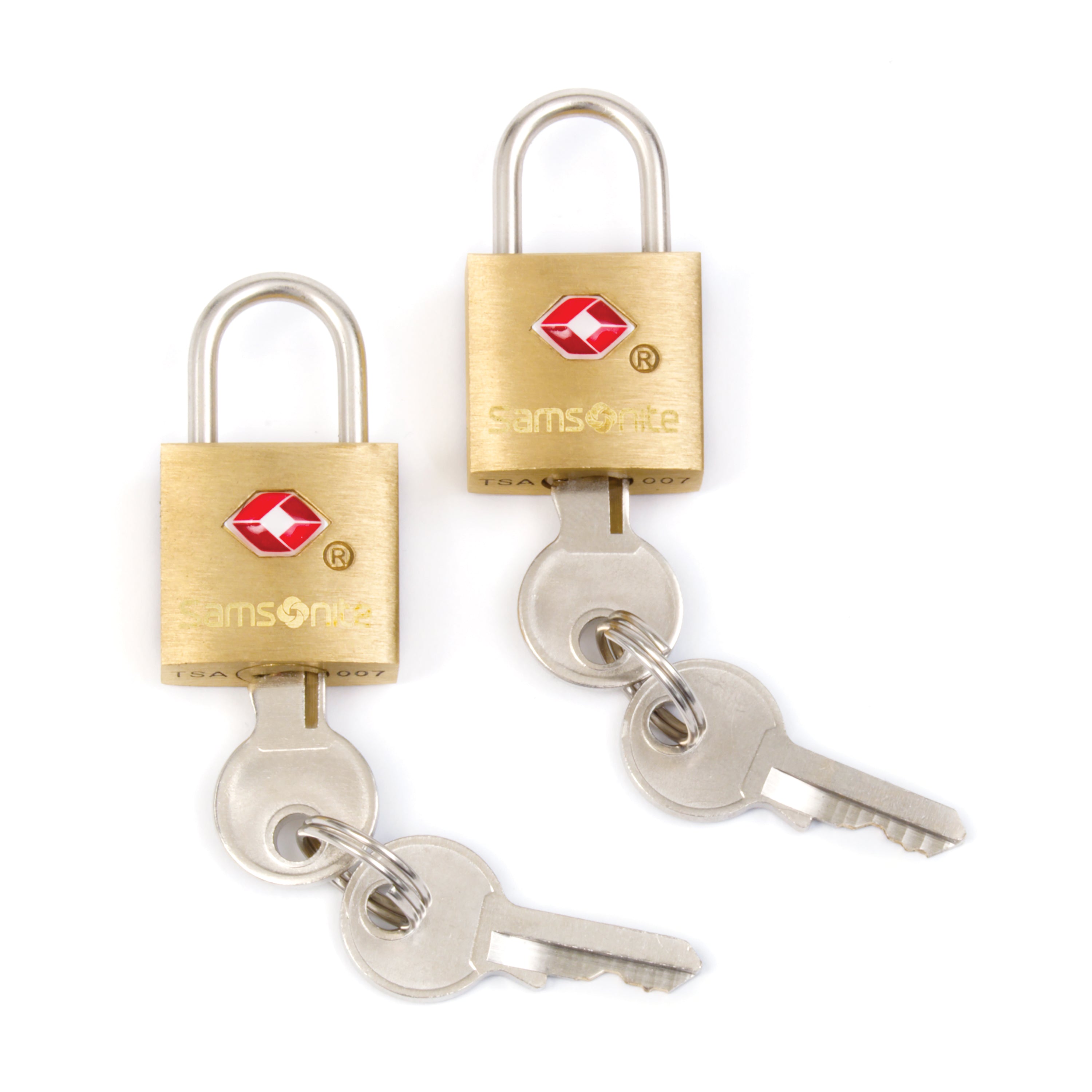 Samsonite 2 Pack TSA Brass Key Locks – Canada Luggage Depot