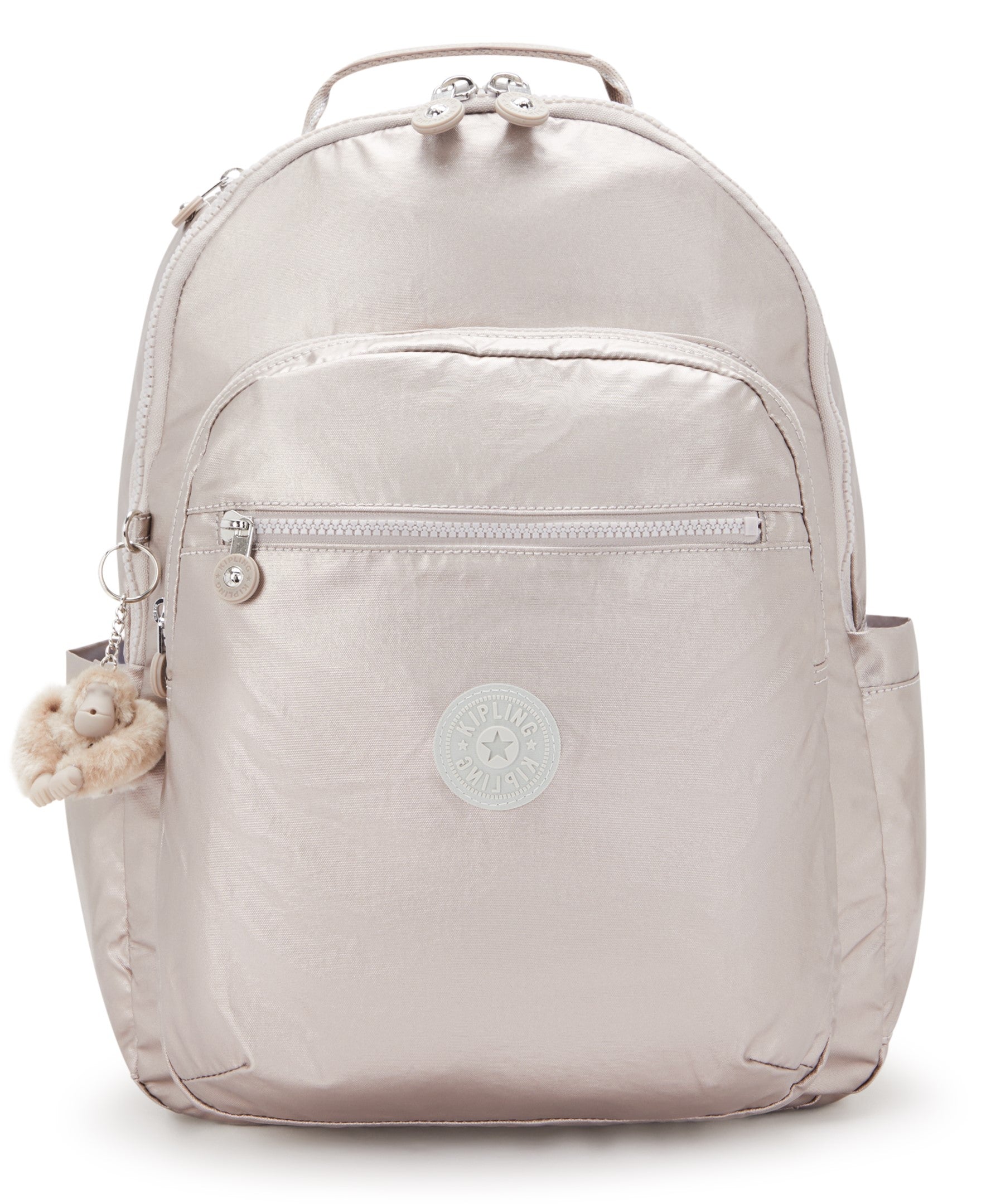 Kipling Seoul Large Metallic 15" Laptop Backpack - Metallic Glow ...